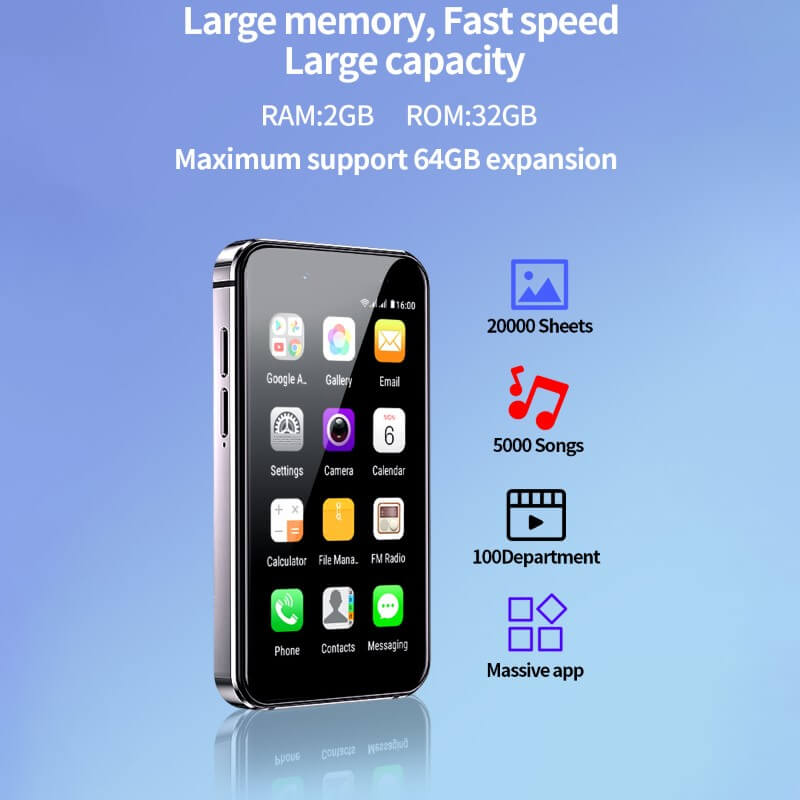 LONG-CZ J9a 4G World Smallest Android Phone Smartphone 2Gb Ram 32Gb Rom ...