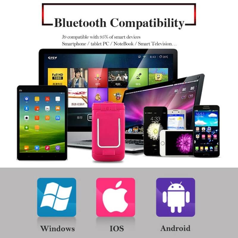 LONG-CZ J9 World Mini Smallest Flip Mobile Phone Unlocked